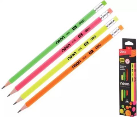 Deli Neon Graphite Pencil - E-Monihari